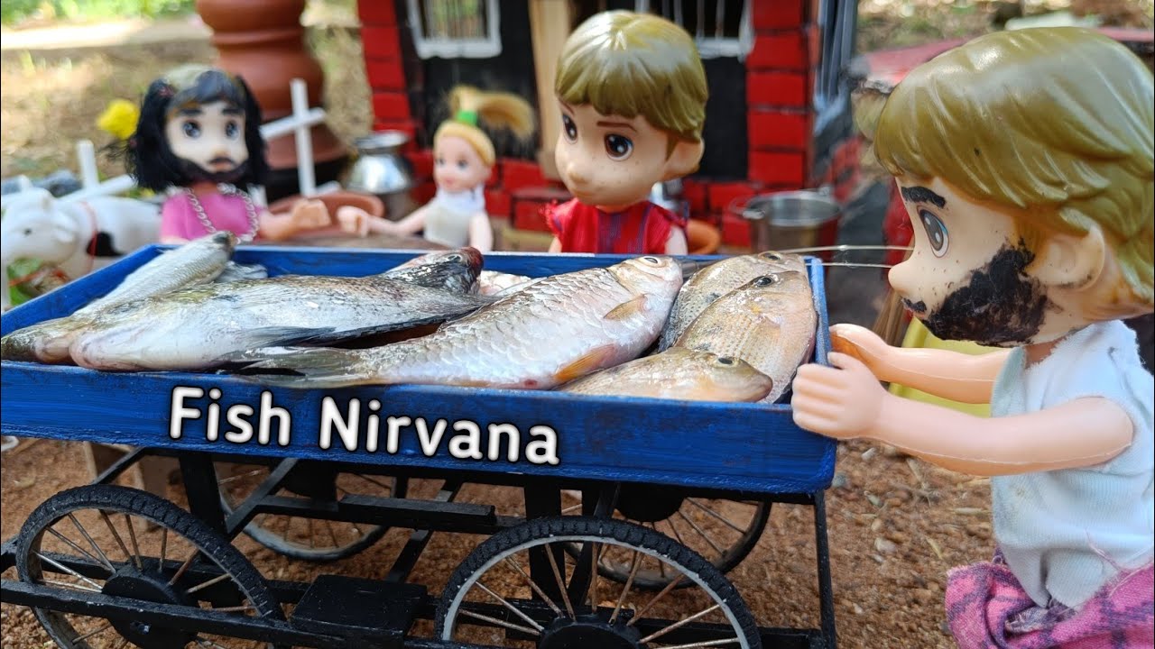 fish nirvana / miniature full fish fry recipe / miniature cooking ...
