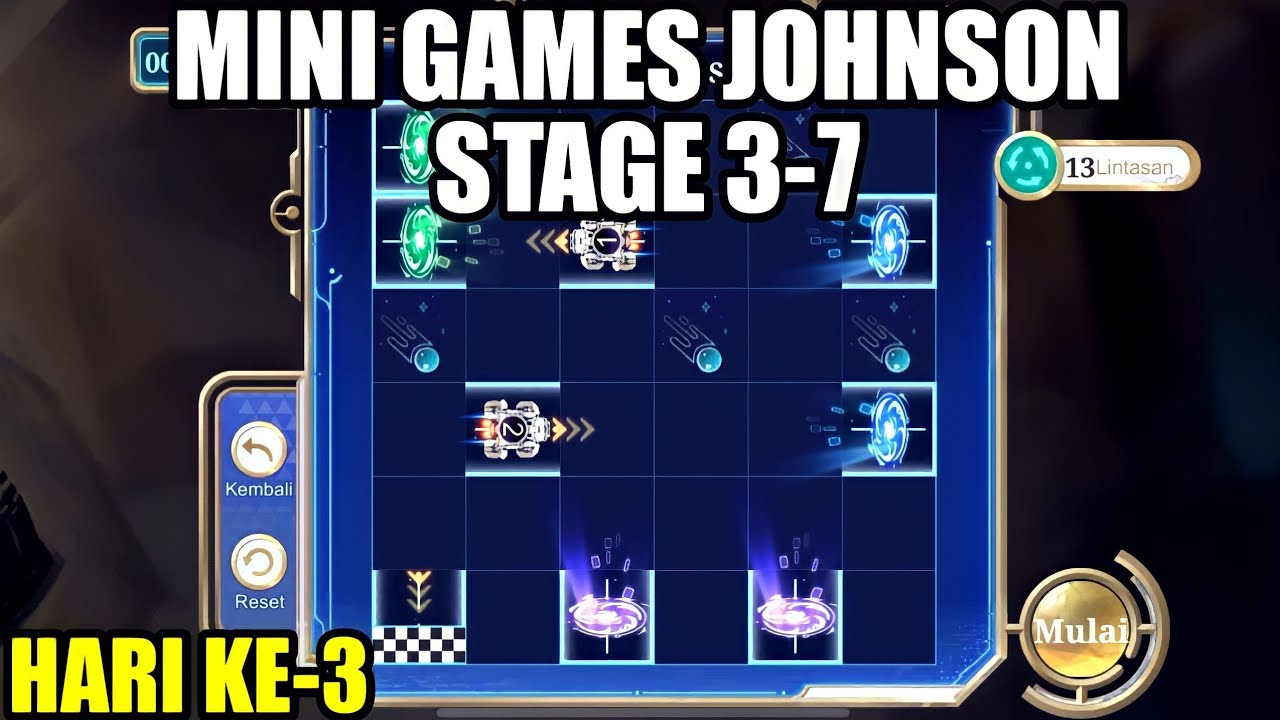 MINI GAME EVENT SKIN JOHNSON STARBLAZER STAGE 3-7 MOBILE LEGENDS - YouTube