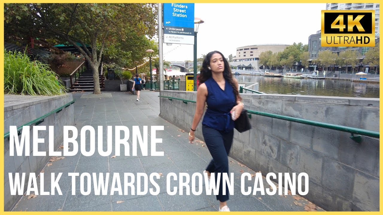 MELBOURNE CITY TOUR of FLINDERS STREET to CROWN CASINO WALK - YouTube
