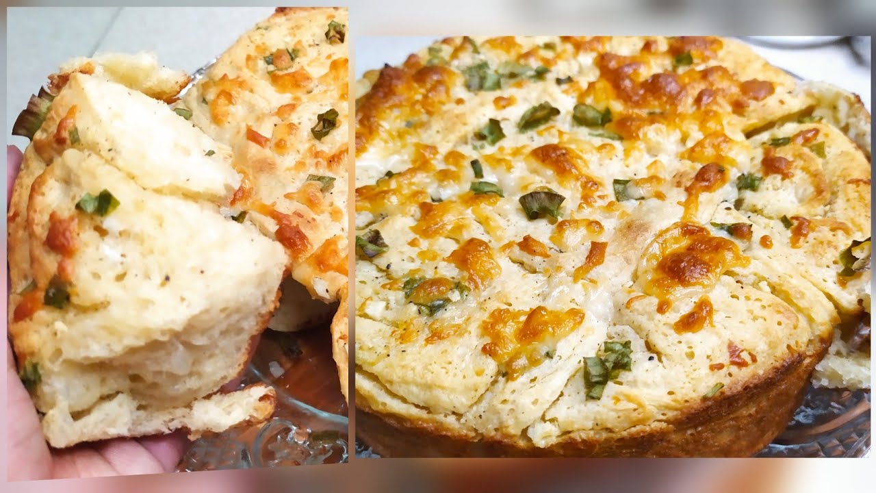 Garlic bread | flower shaped garlic bread | Homemade bread recipe | how ...