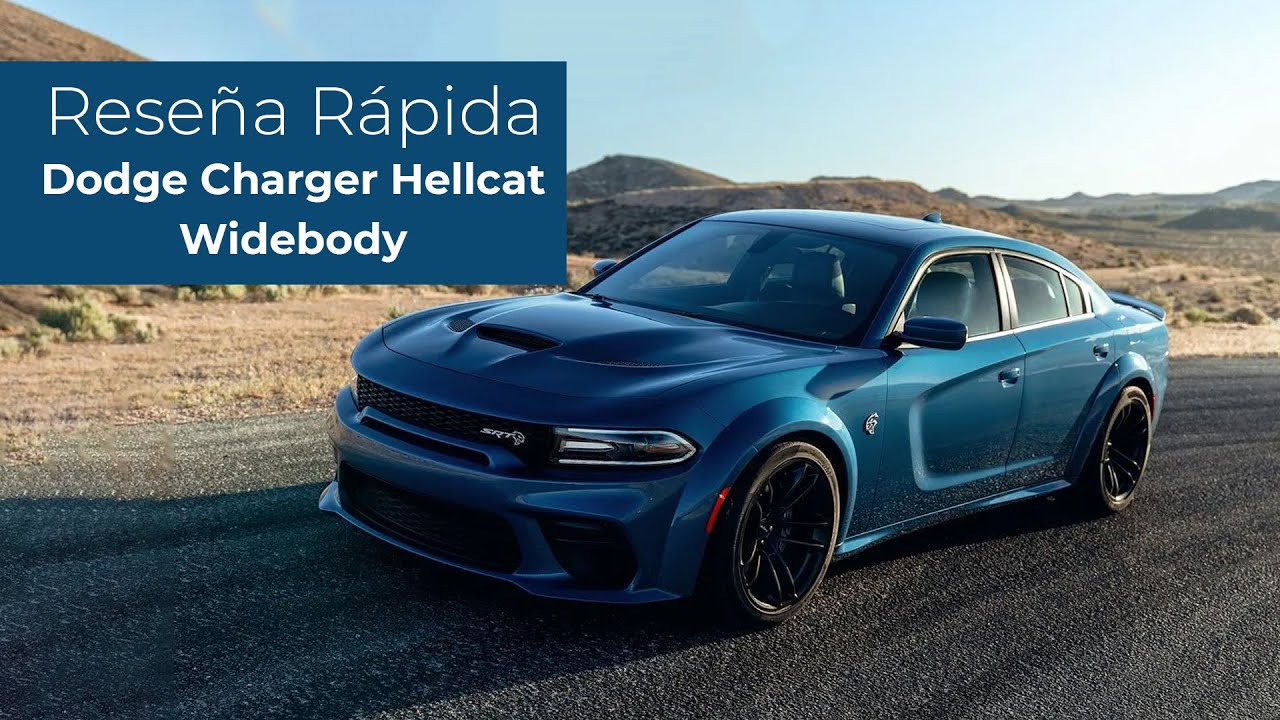 Dodge Charger Hellcat Widebody 6.2 Hemi SC Go Mango. | Reseña rápida ...