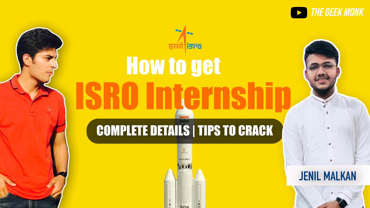 How to Get Internship at @isroofficial5866 | ISRO Internship 2021 - YouTube