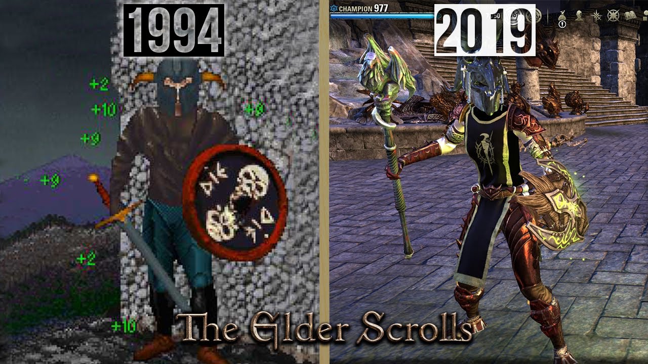 Evolution of Elder Scrolls Games - YouTube