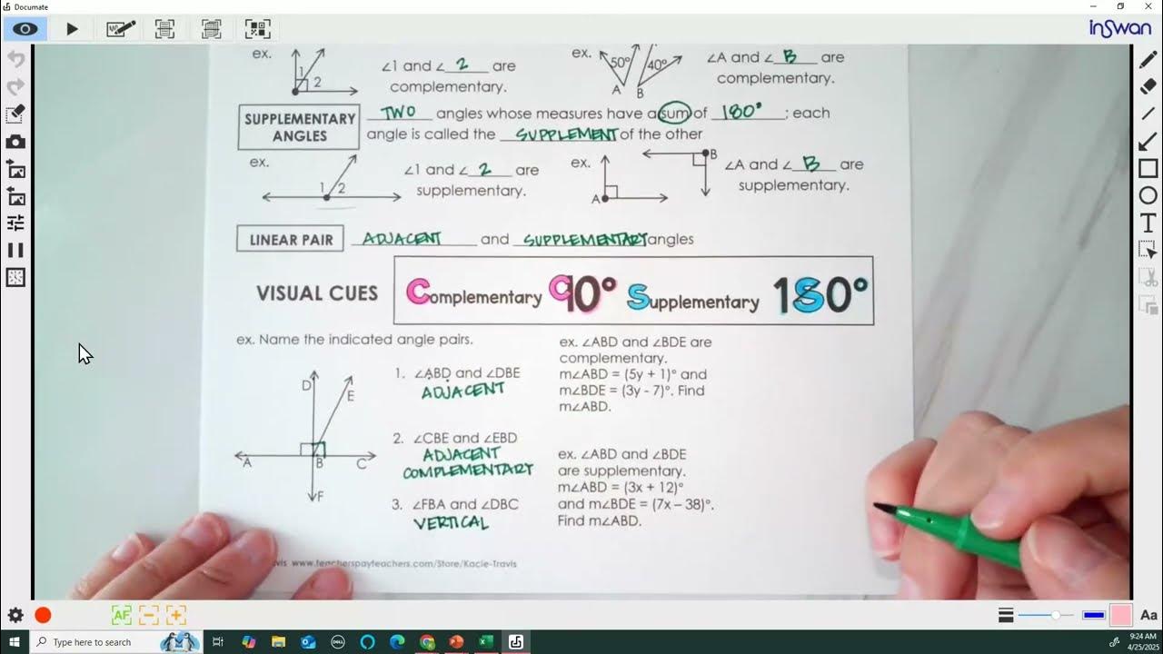 Teaching Intro to Angles - YouTube