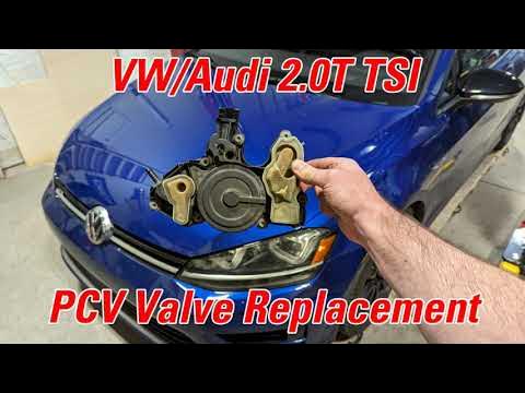 VW/Audi 2.0T TSI PCV Valve Replacement - YouTube