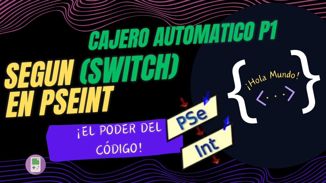 Cómo Usar SEGÚN(Switch) en PSeInt + Reto Cajero Automático - YouTube