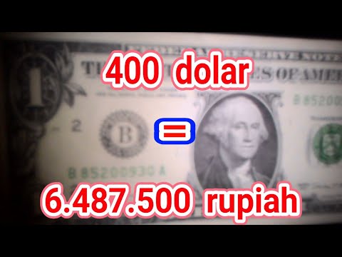 TERJAWAB! 400 dollar berapa rupiah - YouTube