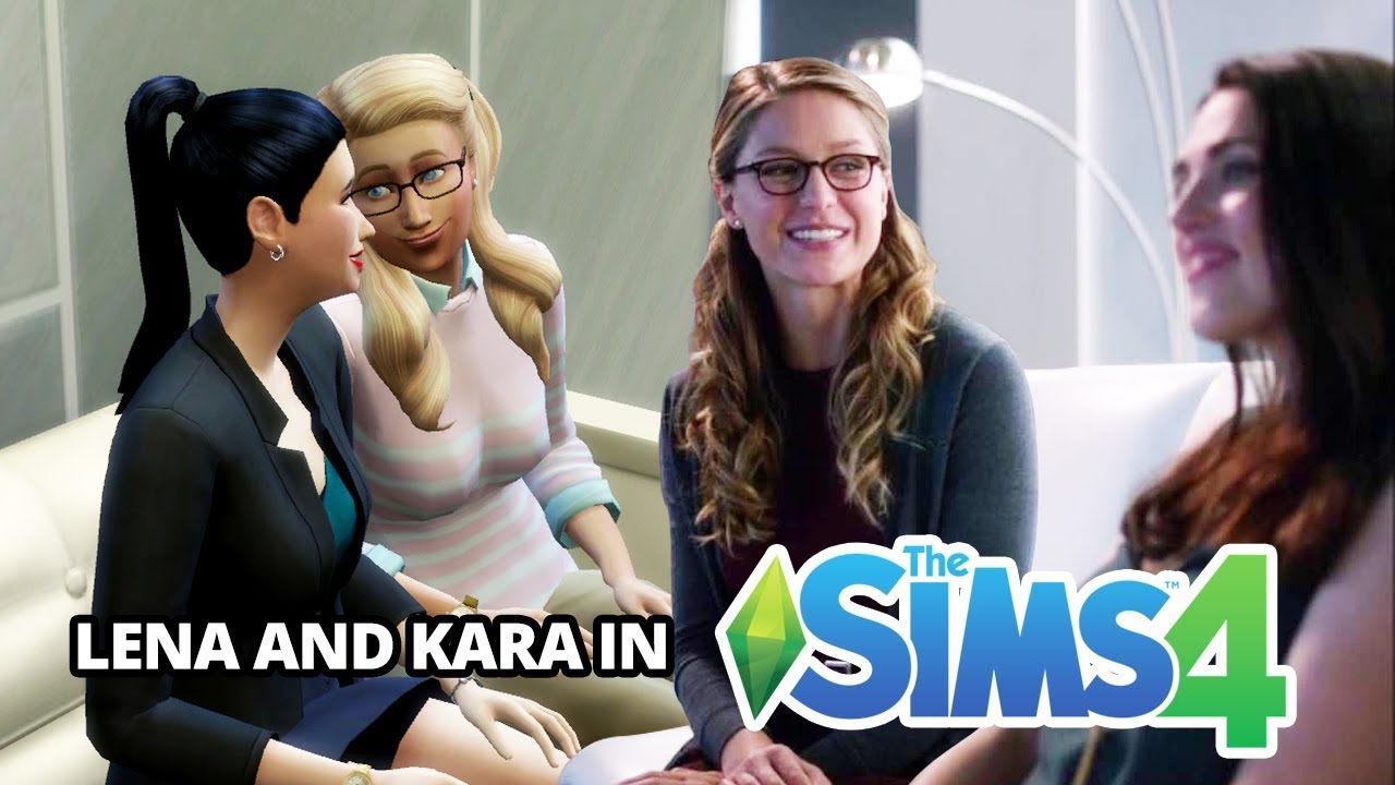 MAKING KARA AND LENA | The Sims 4 Supercorp Create a Sim - YouTube