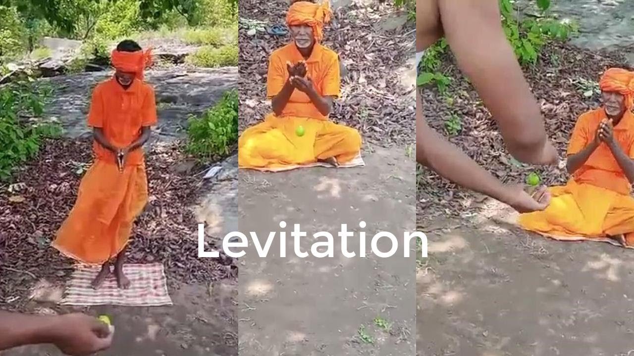 Levitating of an object with the power of divine consciousness. - YouTube