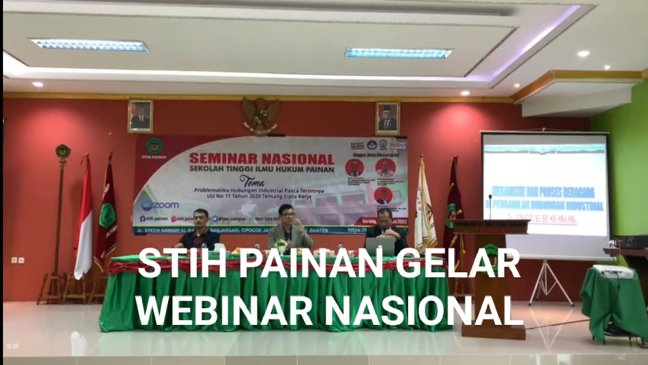 UU Cipta Kerja Jadi Bahasan Webinar STIH Painan | Pojok Kampus - YouTube