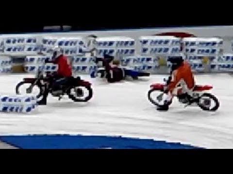 Extreme Ice Racing - Pit Bike Class - YouTube