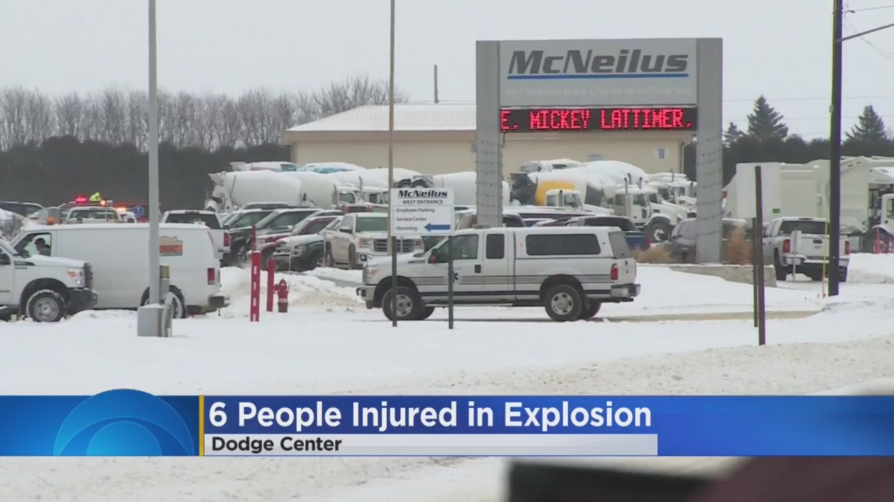 6 Workers Hurt After Explosion At Dodge Center Business - YouTube