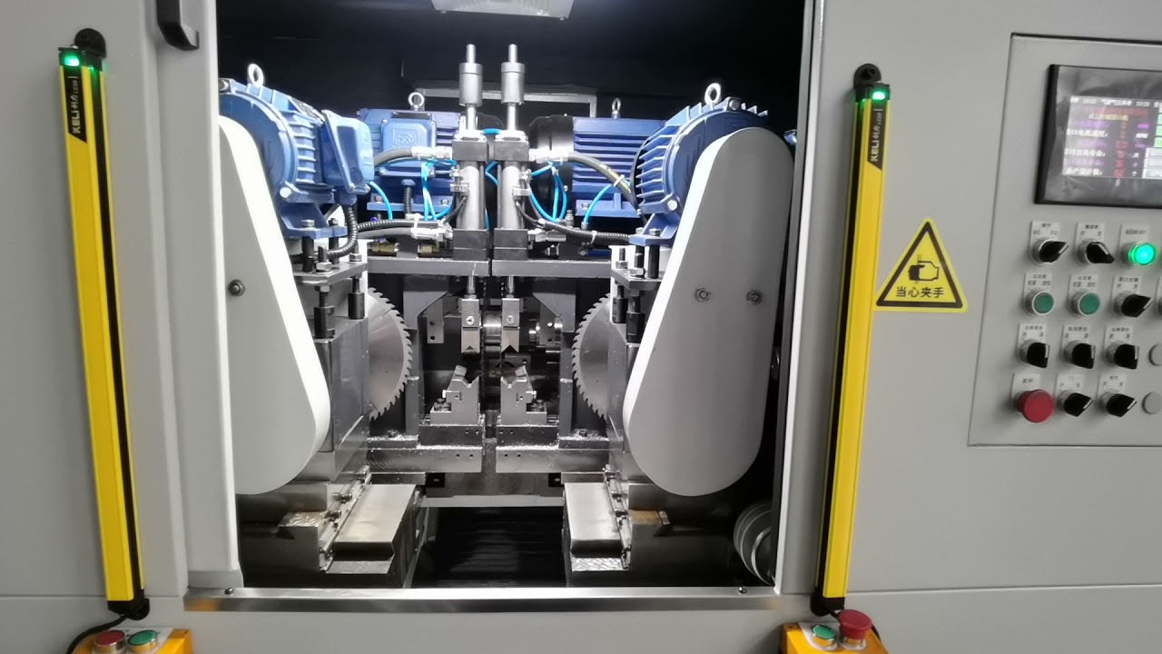 Automatic piston riser cutting machine - YouTube