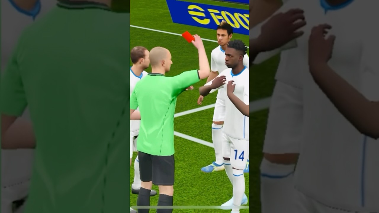 Vini Jr red card 🟥 #efootball #football #vinicius #viniciusjr #fifa # ...
