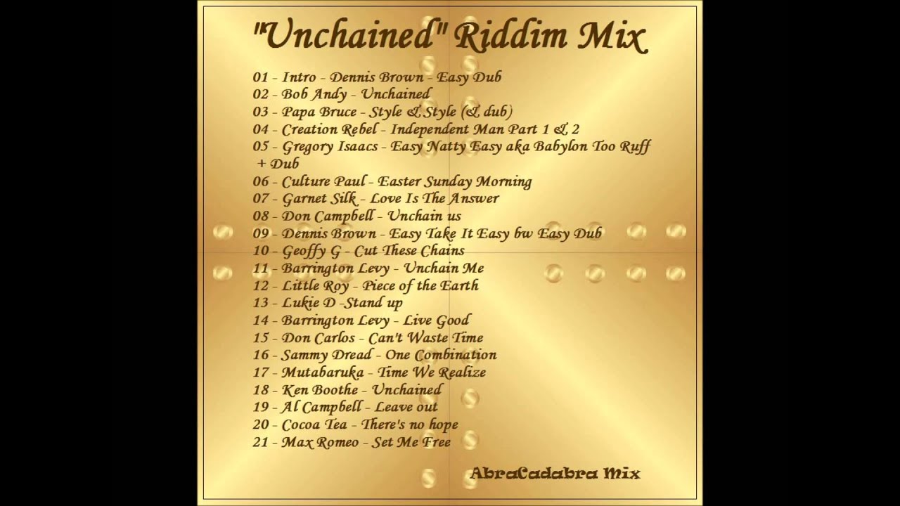 "Unchained" Riddim Mix Roots Reggae - YouTube
