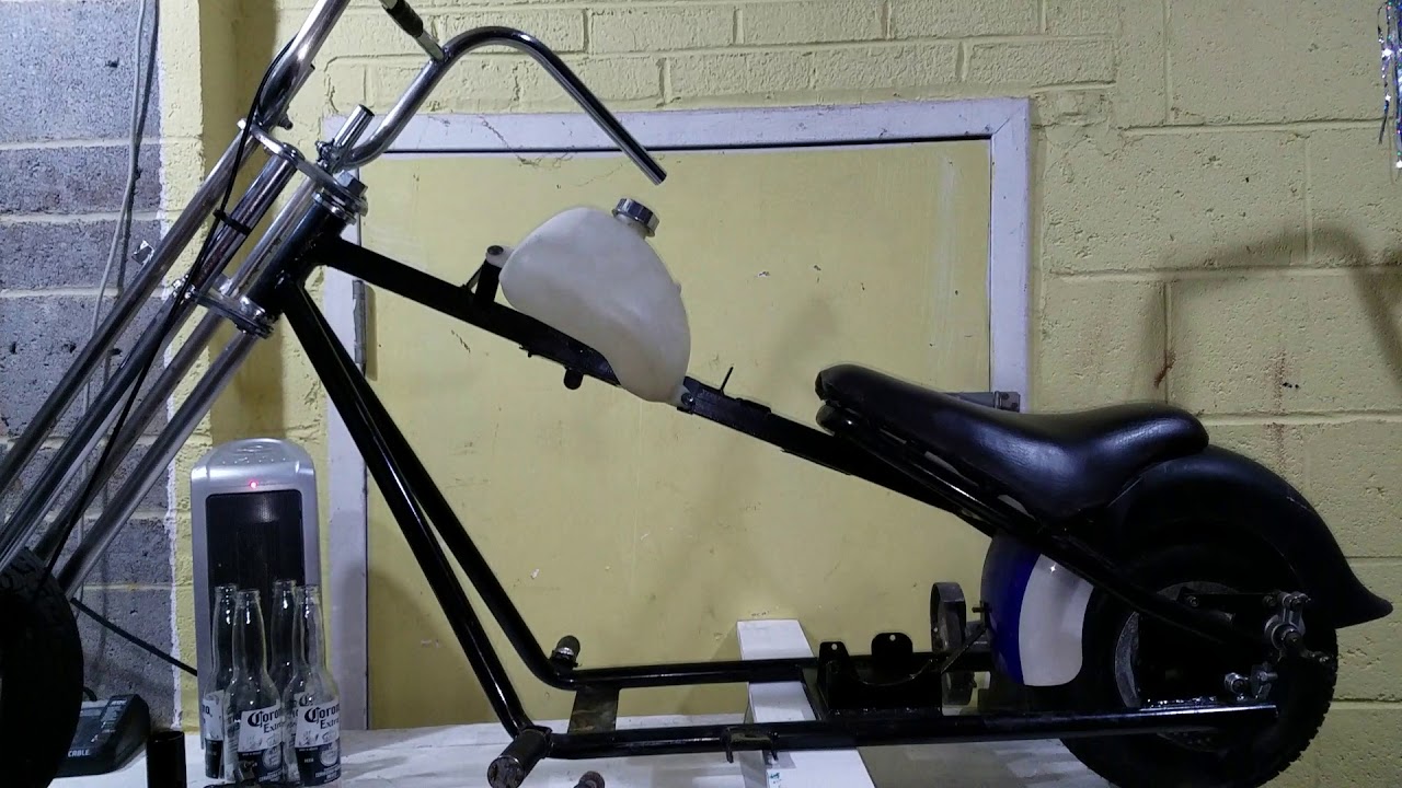 Predator 212cc mini chopper build - YouTube