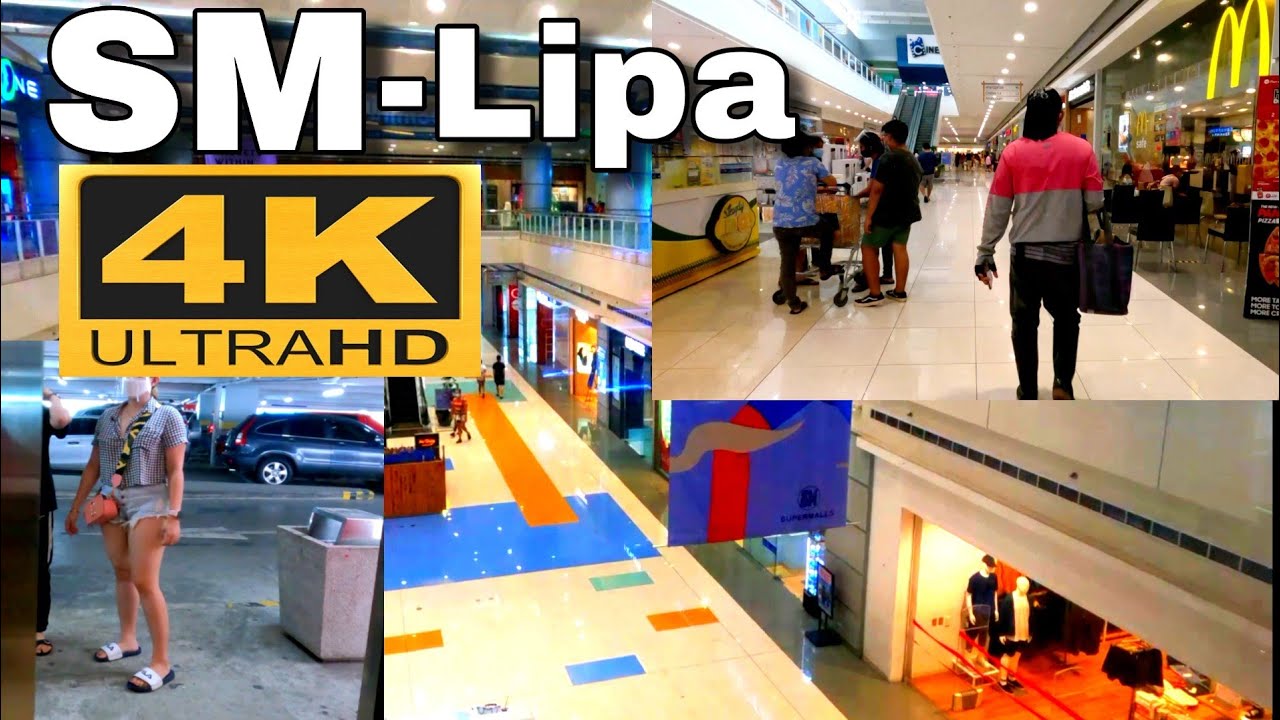 SM City - Lipa Walking Tour | 4K Ultra HD 60fps | Real Mall Sounds ...