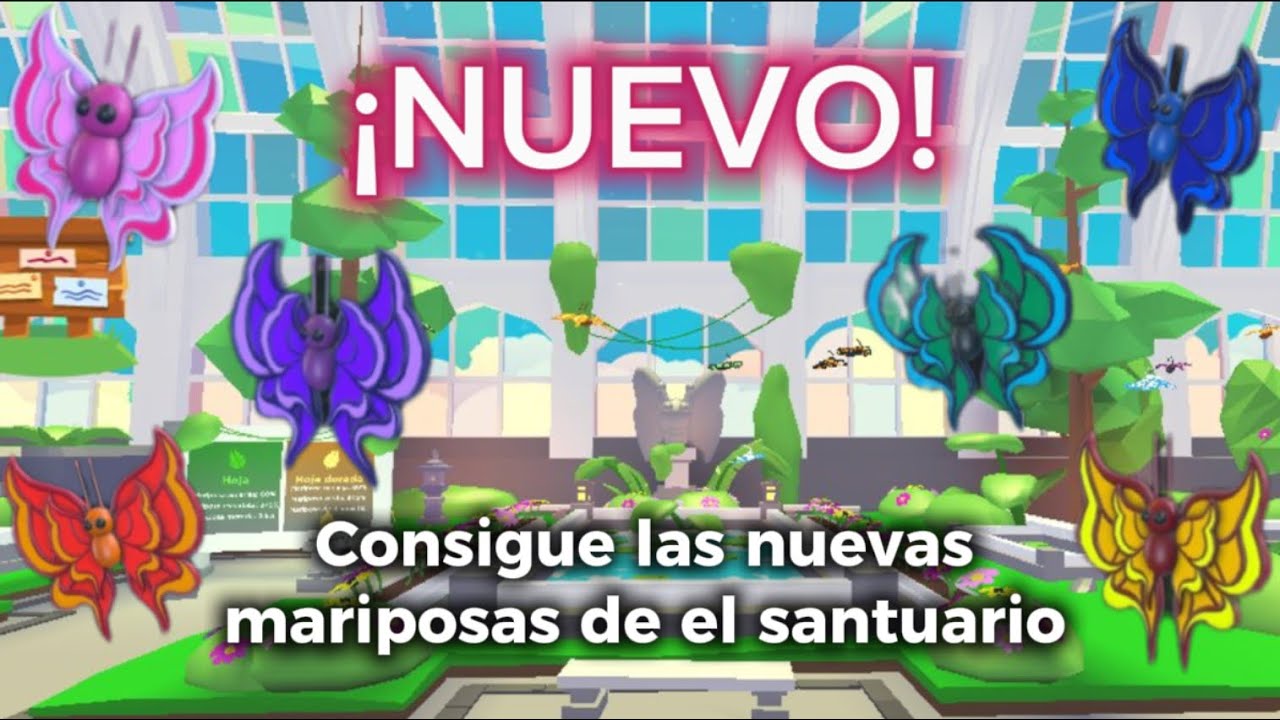 🦋 Nuevas *MARIPOSAS* y el regreso del *SANTUARIO* en Adopt Me! - YouTube