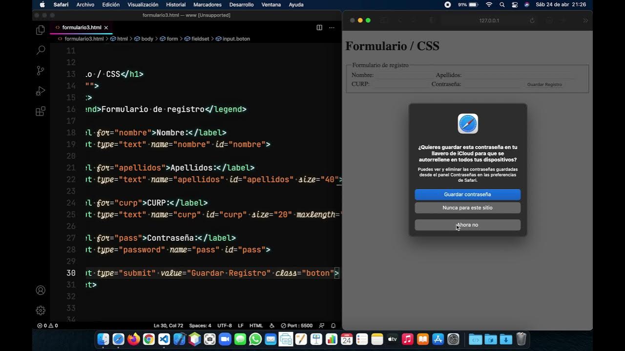 CSS para formularios en HTML - YouTube