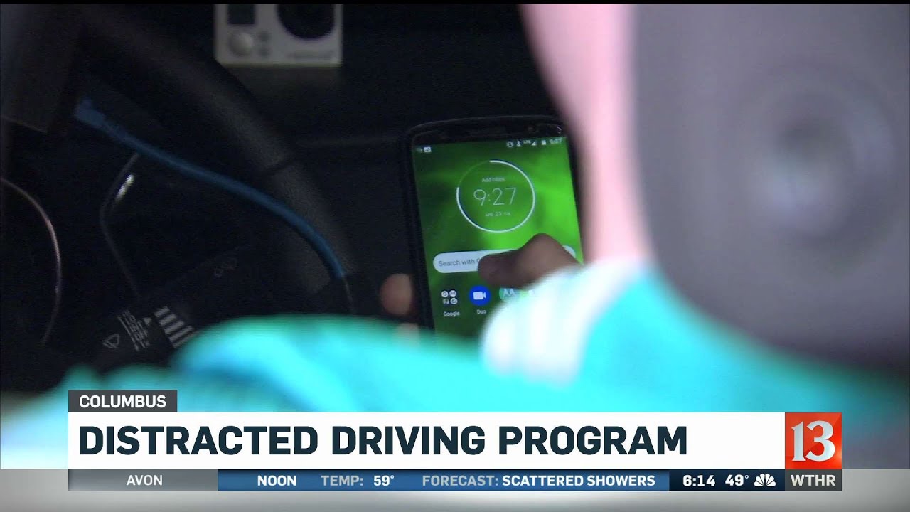 Distracted driving education simulator - YouTube