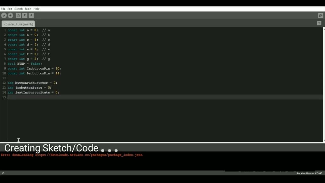 Lab Activity No. 2 (Tutorial Video) Seven Segment Display Increment and ...
