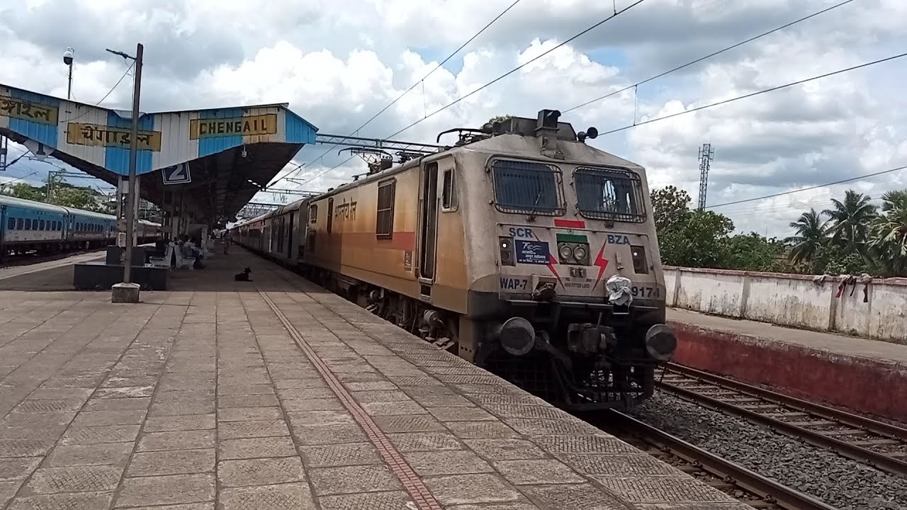 Massive Offlink! Samarsata Express With BZA WAP-7 😱🔥 - YouTube