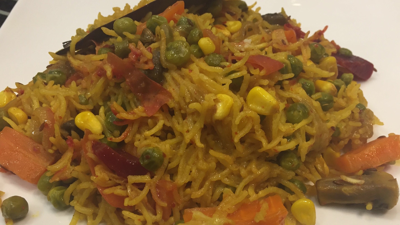 MIXED VEGETABLE BIRYANI RECIPE - YouTube