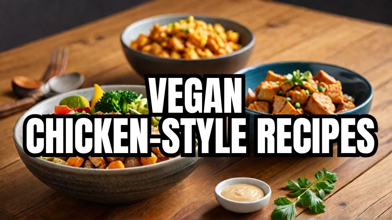 6 "Chicken" Style - Plant Based, Vegan, Dairy Free Recipes - Soup ...