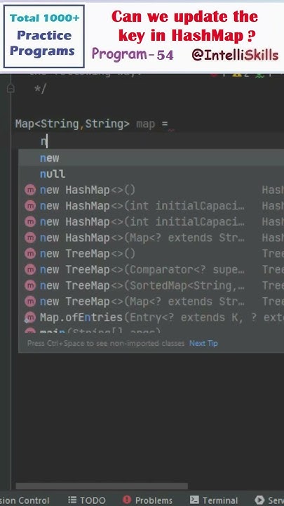 Java Program 54 | Can we update the key in HashMap in Java? #Shorts #java #coding #viral - YouTube