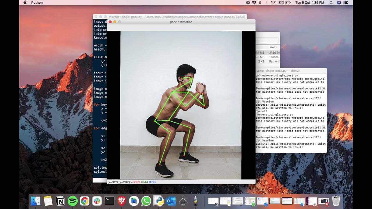 Human Pose Estimation using MoveNet with Tensorflow and Python - YouTube