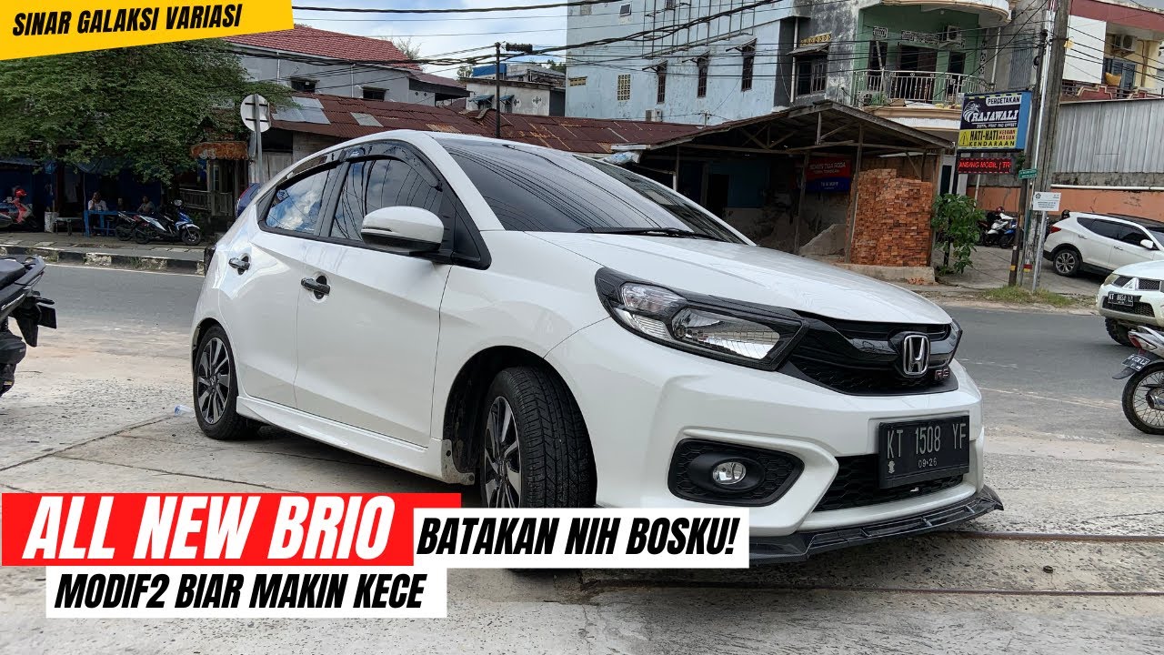 ALL NEW BRIO 2021 PUTIH NIH BOS ! MODIFNYA BIKIN YANG LAIN KEPENGEN ...