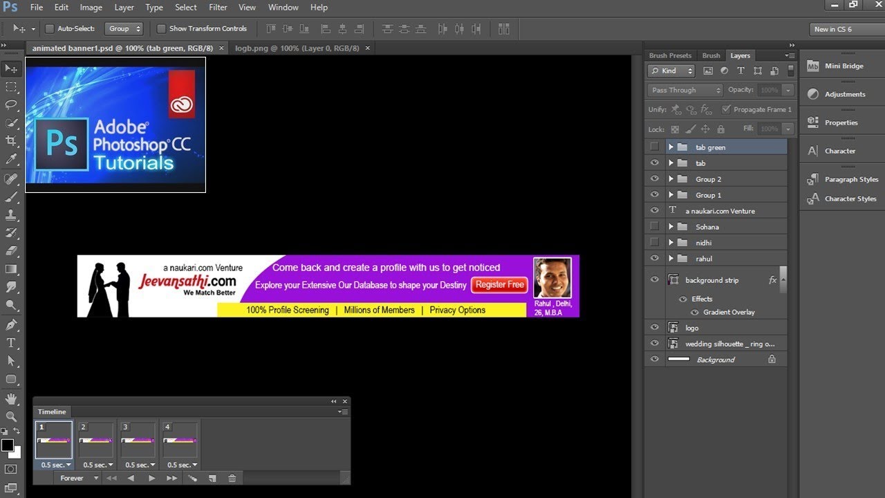 Adobe Photoshop cc, cs6 | innovative banner ads| web banner design ...