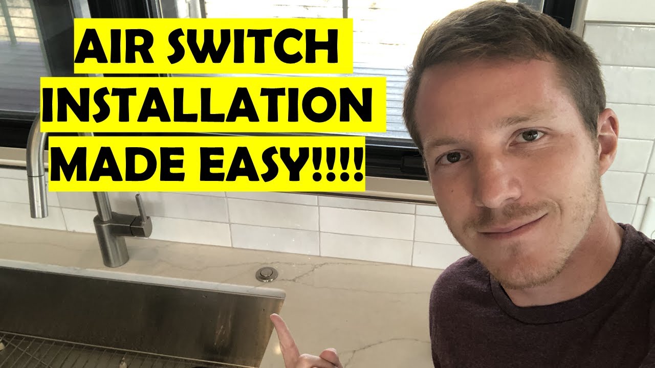 How to Install an Air Switch for a Kitchen Sink Disposal | DIY Air ...