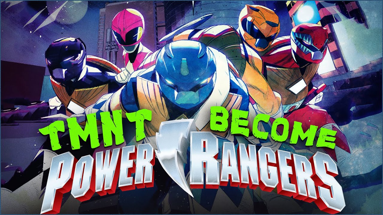 Teenage Mutant Ninja Turtles Become Power Rangers - YouTube