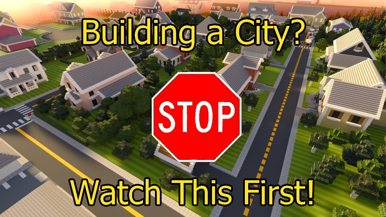 Building a Minecraft City? Watch This First! - YouTube