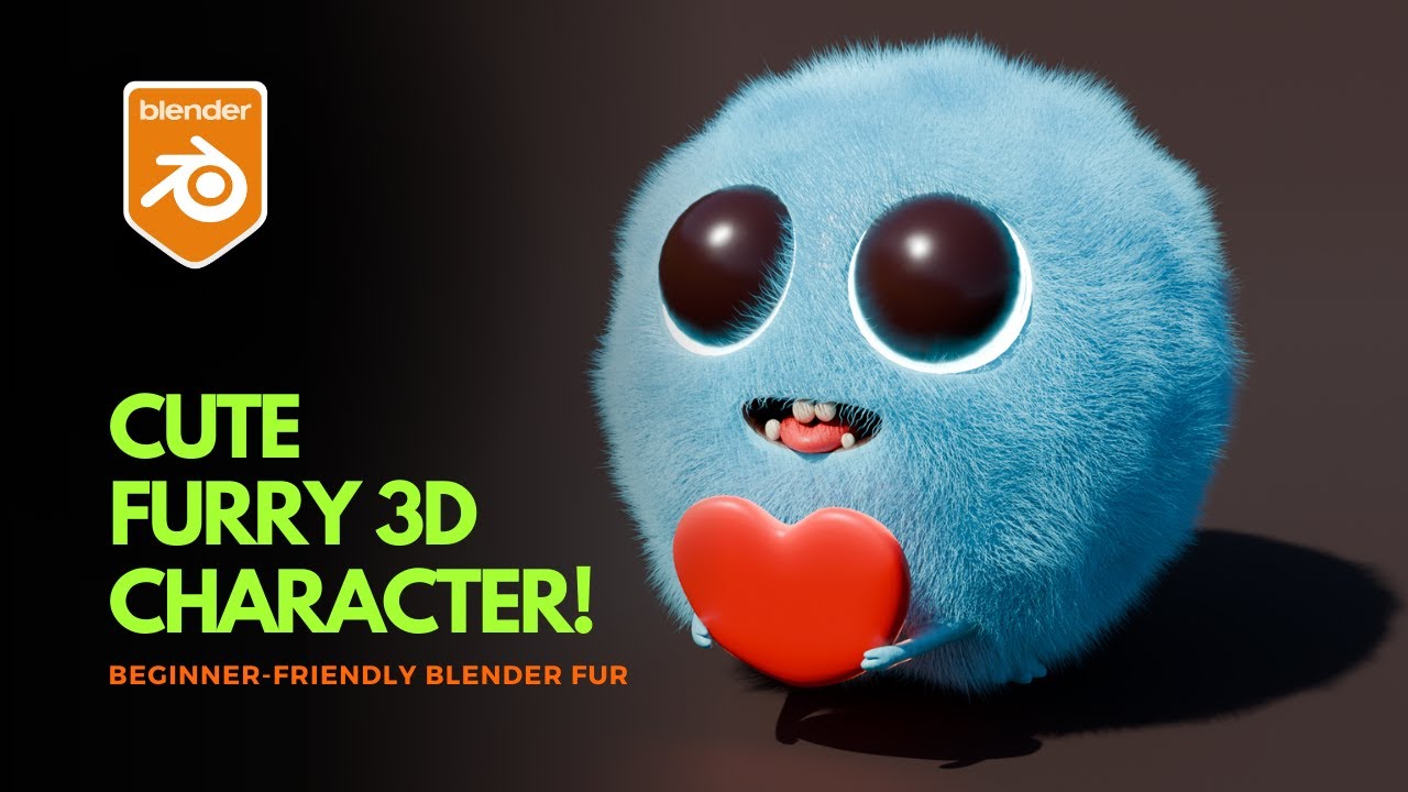 Create a Cute Furry 3D Character in Blender – Beginner-Friendly ...