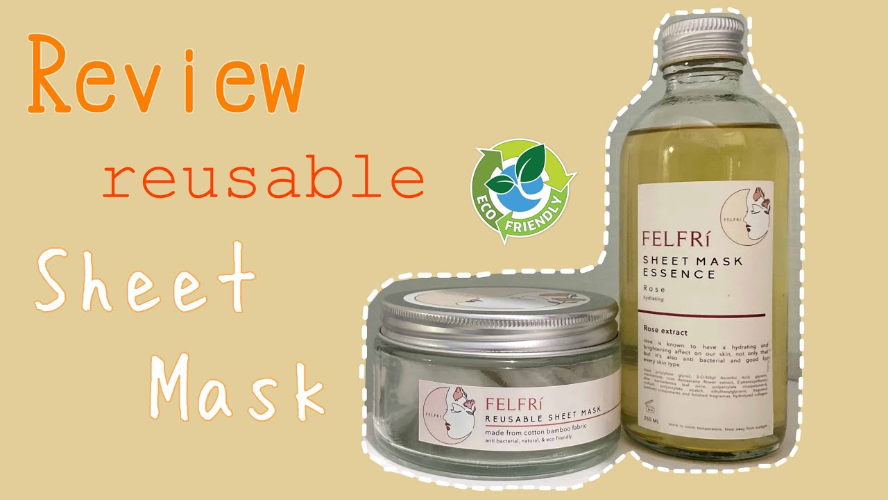 UNBOXING & REVIEW REUSABLE SHEET MASK + Mini Night Skincare Routine ...