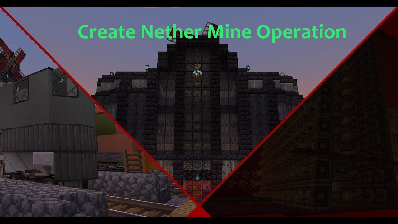Nether Mining Operation - YouTube