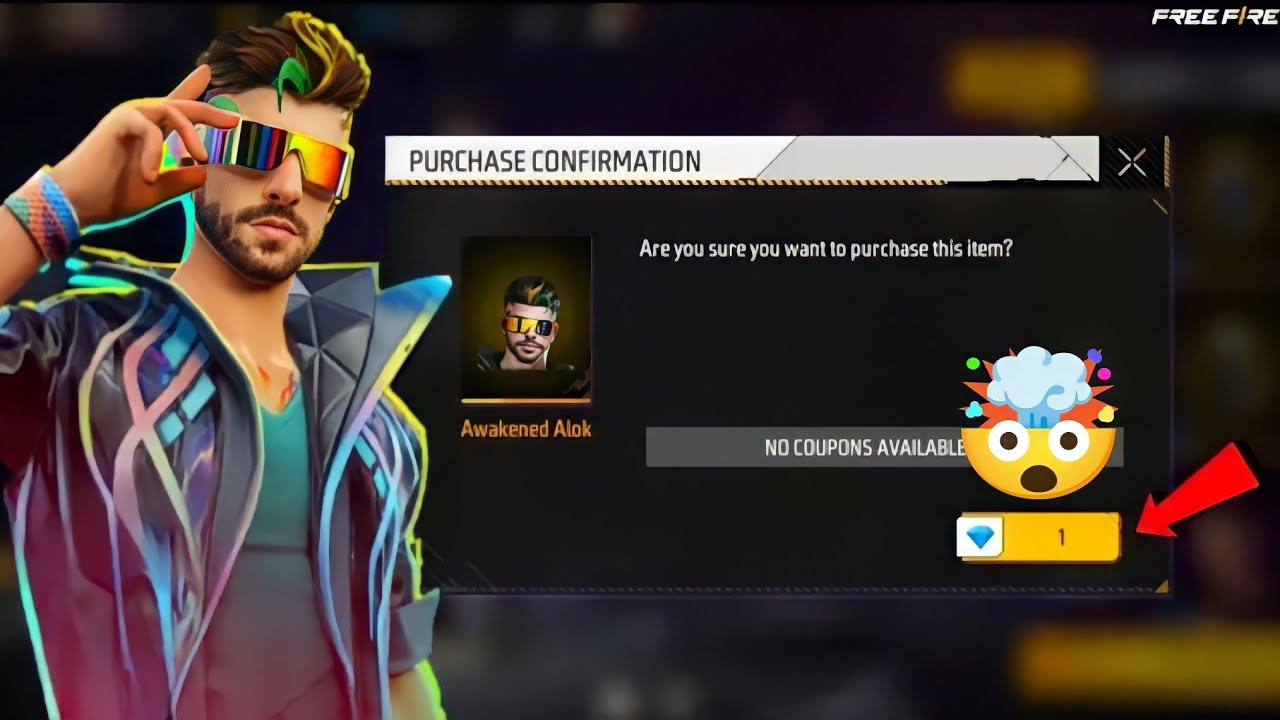 FF x AWAKENED ELITE ALOK ⚡ ONLY 1 DIAMOND 💎 Got Free New Awakened Alok ...