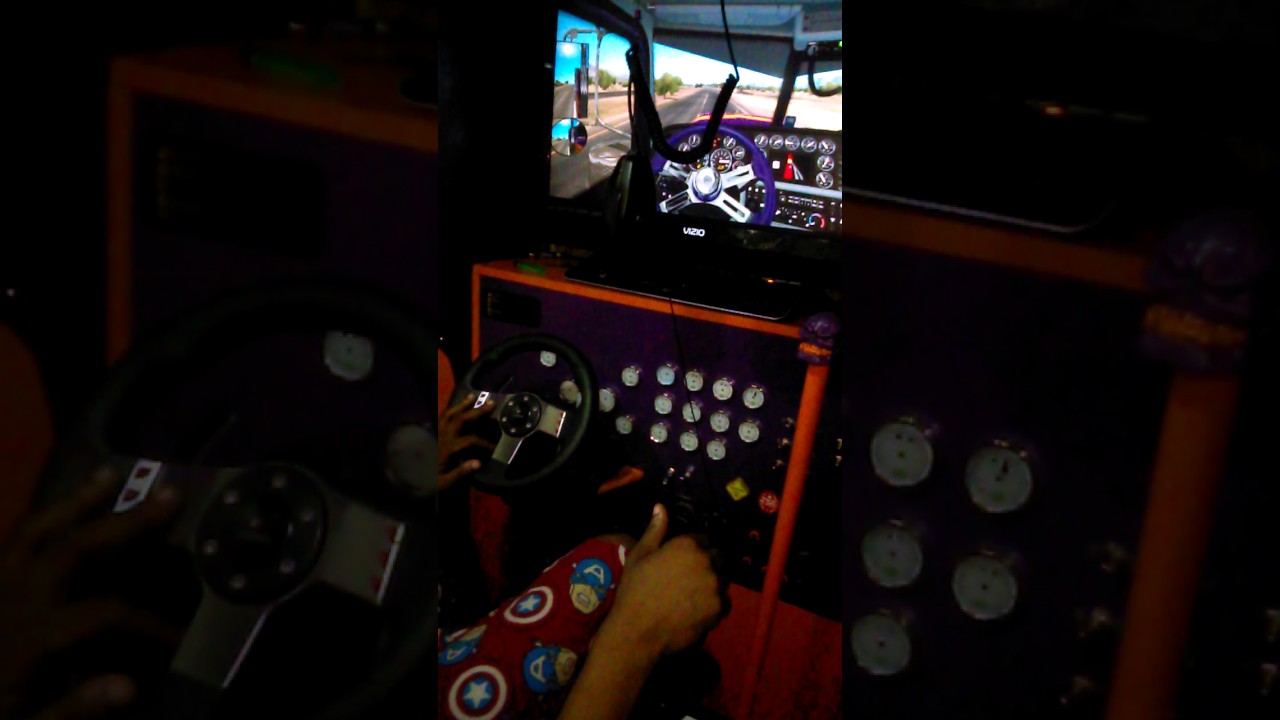 AMERICAN Truck Simulator( Homemade Cockpit n Csio shift - YouTube