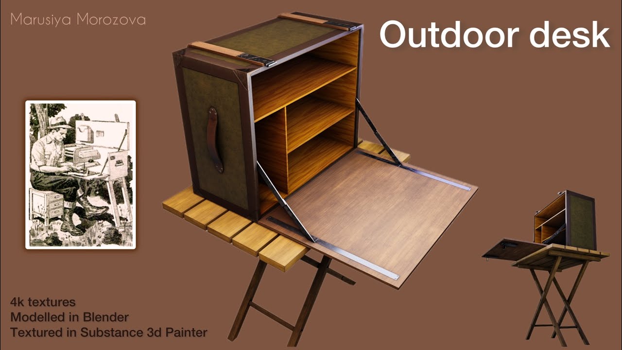 Outdoor Desk - YouTube