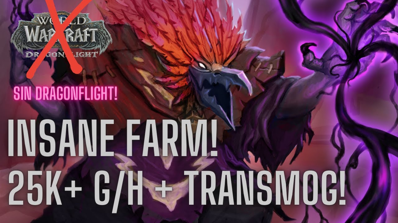 💰GANA MUCHO ORO CON ARAKKOA FARM! 25K+ G/H + TRANSMOG SIN DRAGONFLIGHT ...