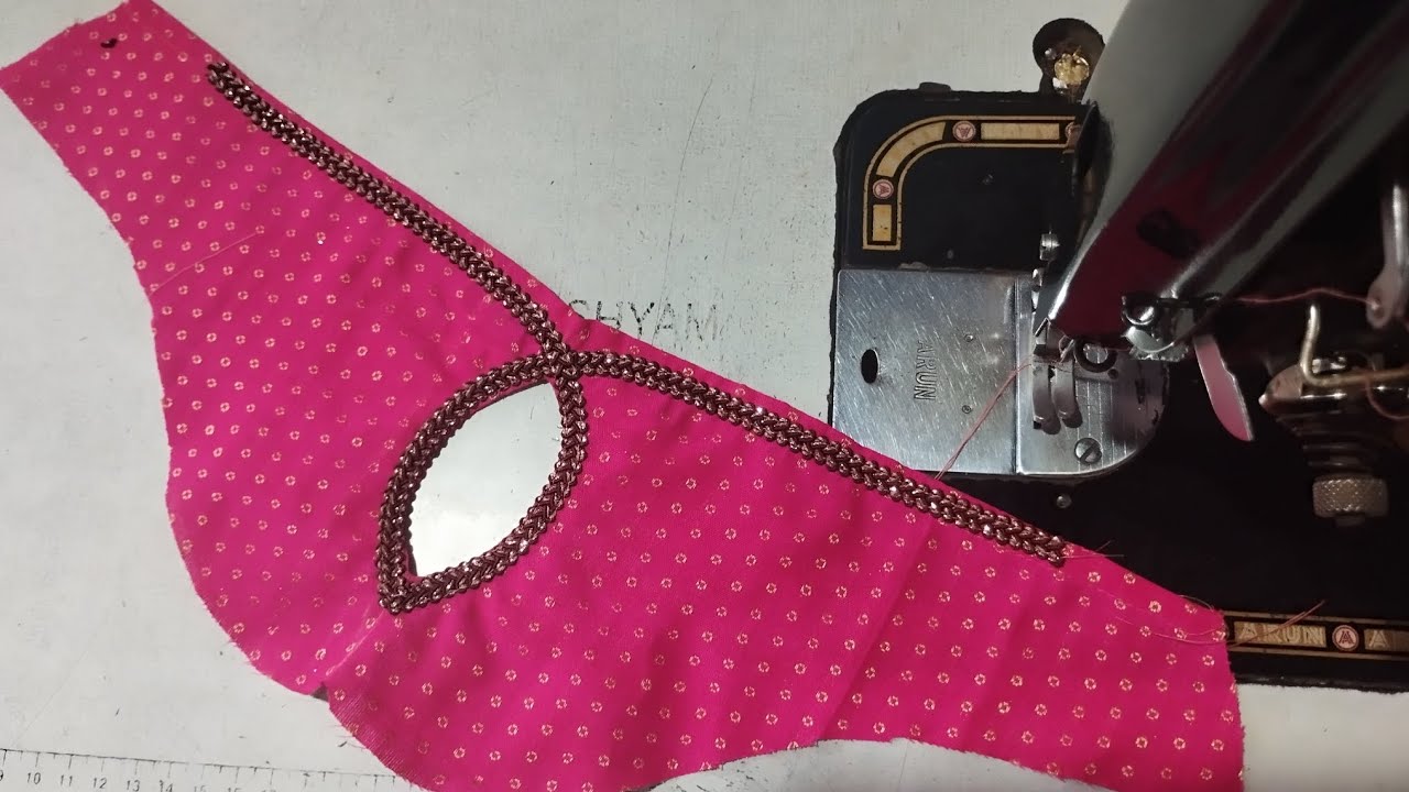 baju design # stylish Baju design easy and simple #blouse ke baju ka ...