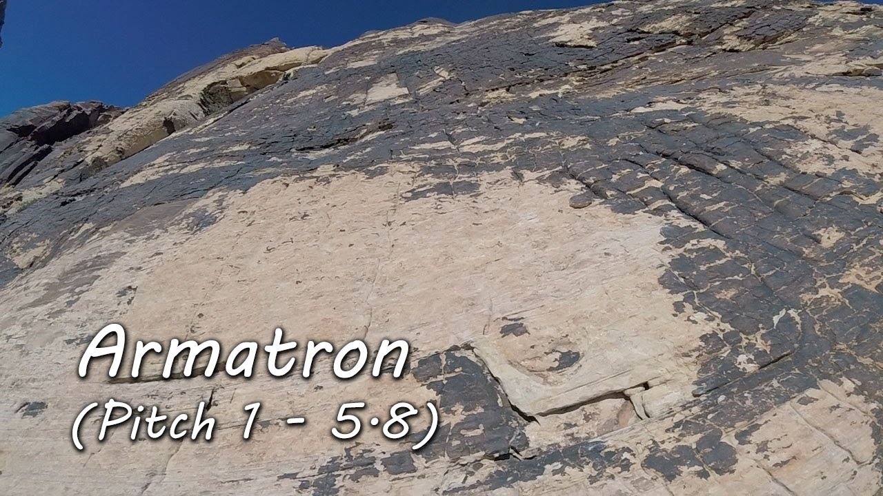 Trad Climbing on Armatron - Pitch 1 - YouTube