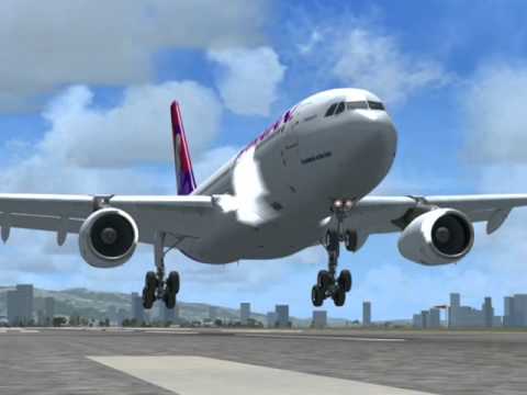 [FSX] HA450 PHNL RNAV RWY26L - YouTube