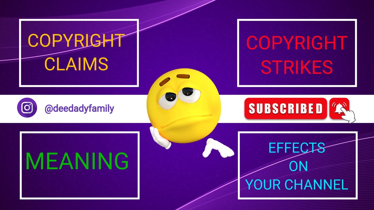 COPYRIGHT CLAIMS & STRIKE: MEANING AND EFFECTS ON YOUR CHANNEL - YouTube