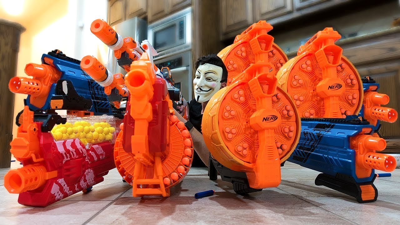 NERF WAR : WORLD'S BEST GUNS! (BEST SNIPER + MACHINE GUN!) - YouTube
