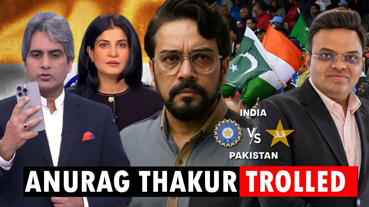 ANURAG THAKUR TROLLED OVER #indvspak | TIHADI ROASTED & NEPO KID - YouTube