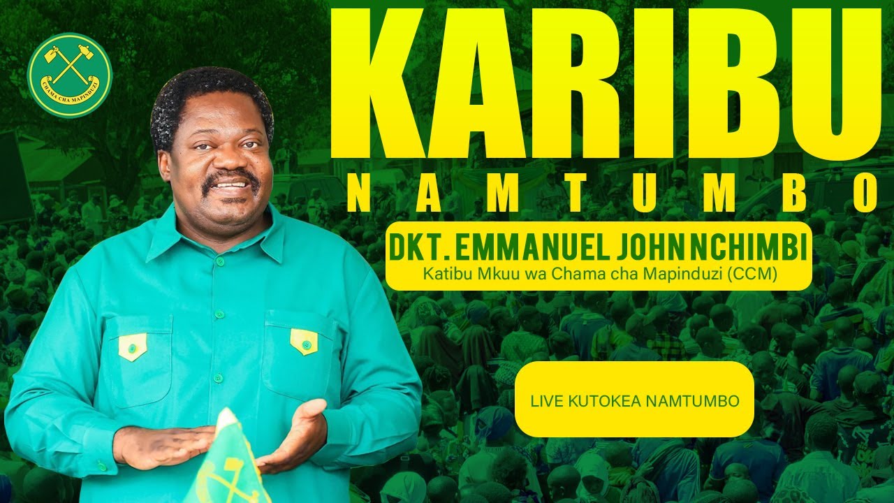 MAPOKEZI YA BALOZI DKT. EMMANUEL JOHN NCHIMBI NAMTUMBO - YouTube