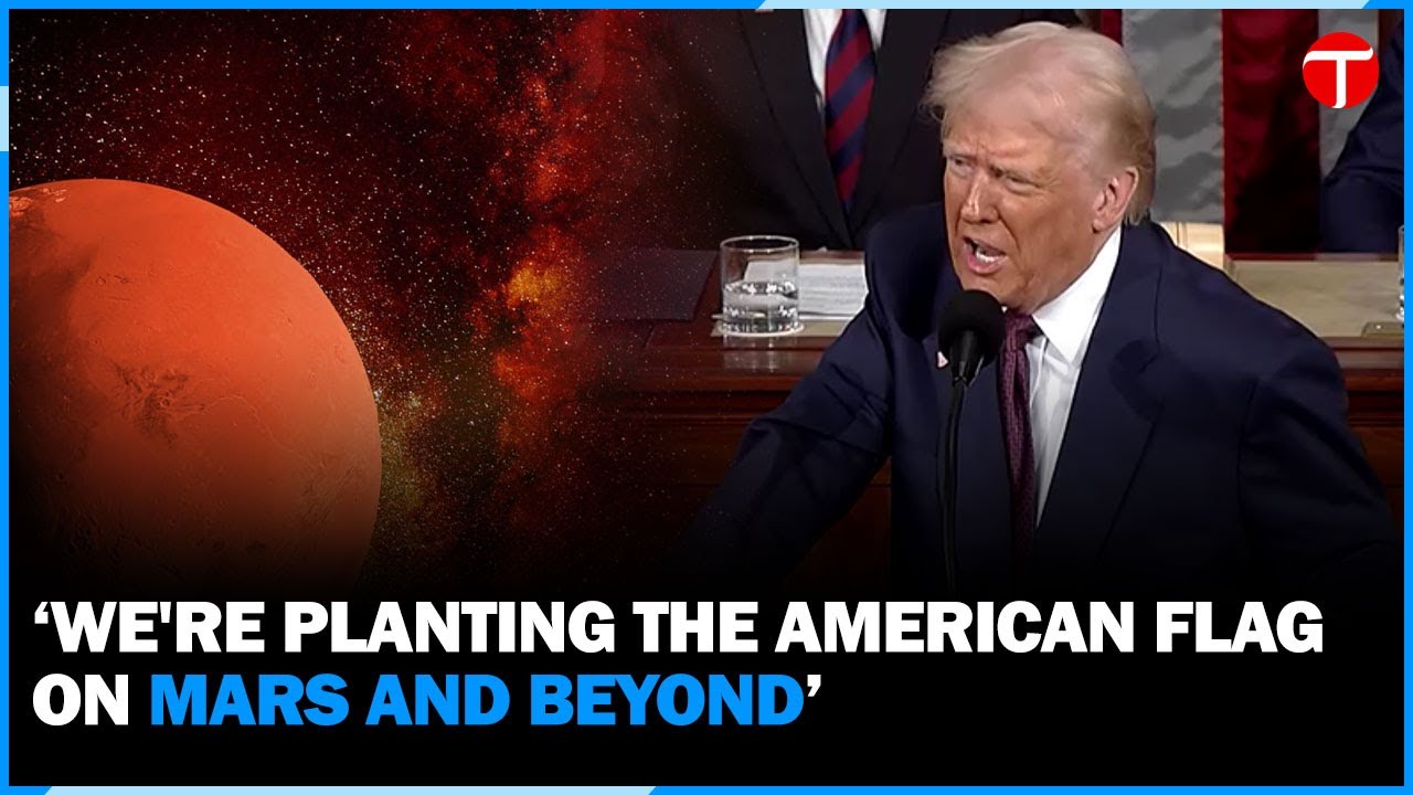 Trump Vows to Plant American Flag on Mars in Fiery First Congress ...